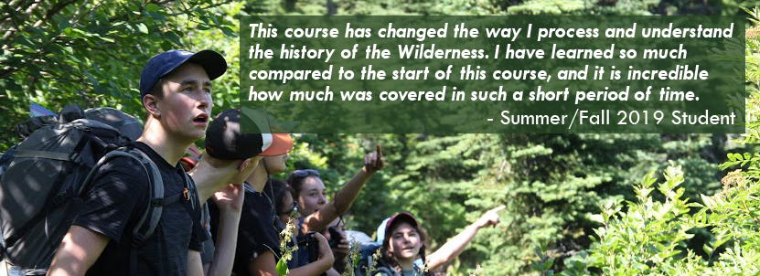 Wilderness Studies 2020 – BlendEd Consortium